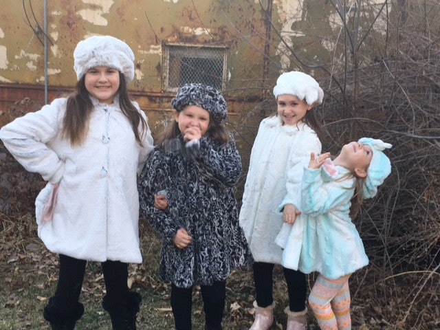 Minky Coat, Minky Hat, Minky Mask Set for Girls – Minksters